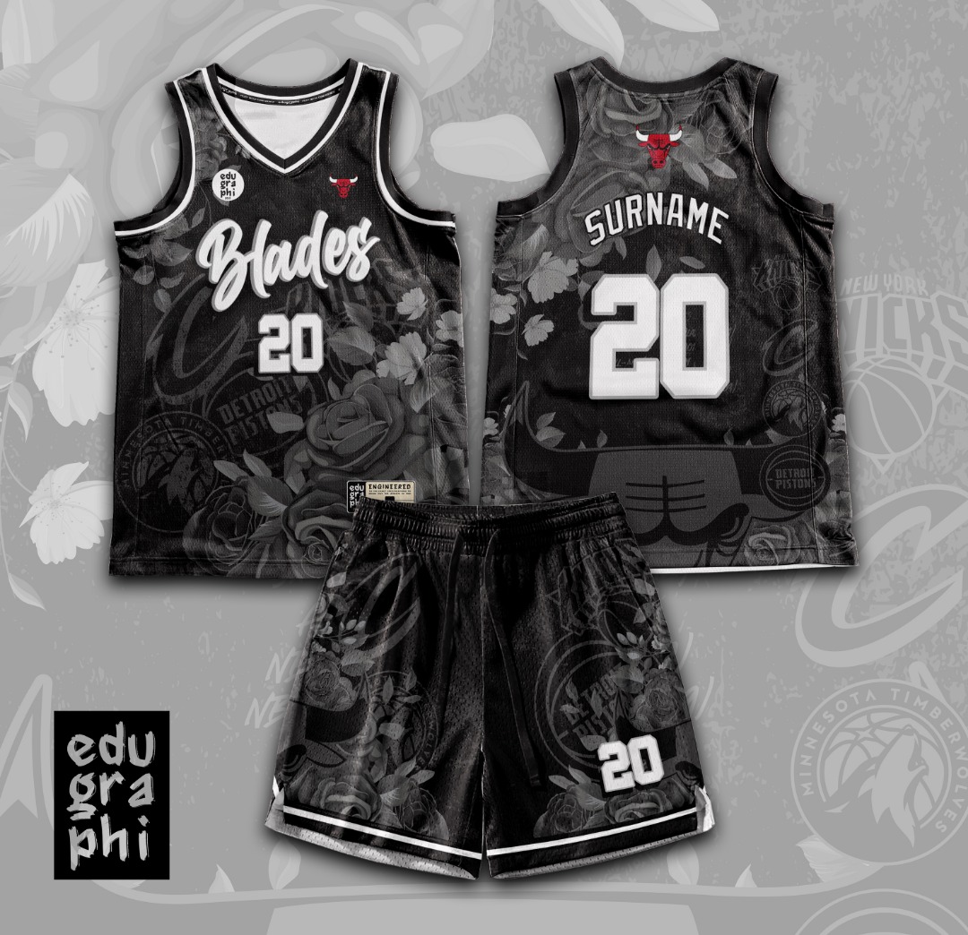 Chicago Bulls Inspired Sublimated Basketball Uniform, Men's Fashion ...