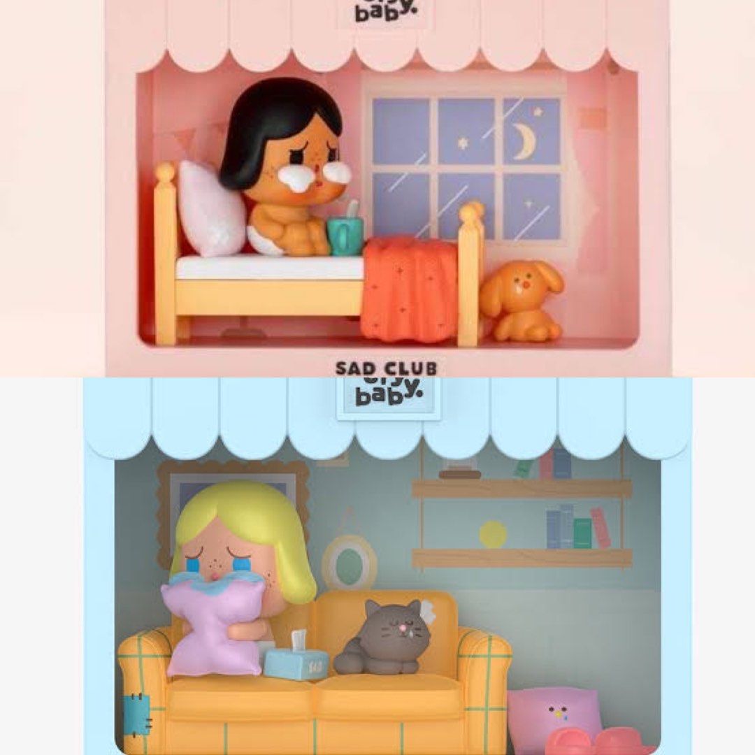 Crybaby Sad Club Sleepless Teardrops on Pillow, Hobbies & Toys, Toys ...