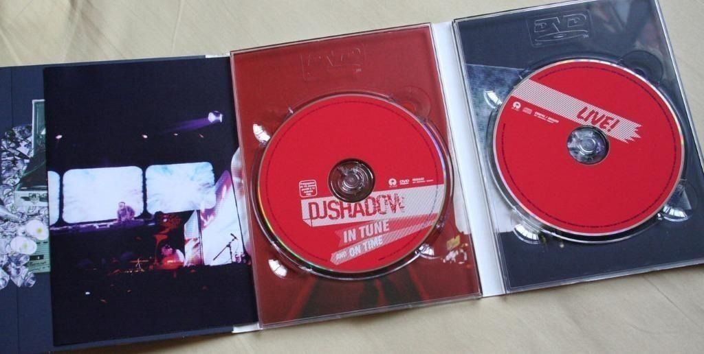 DJ Shadow "In Tune And On Time LIVE!" CD+DVD 2-disc Set, Hobbies & Toys ...