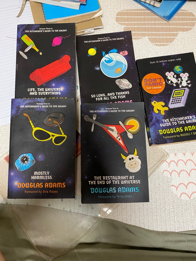 Douglas Adams Books guide to the galaxy, Hobbies & Toys, Books ...