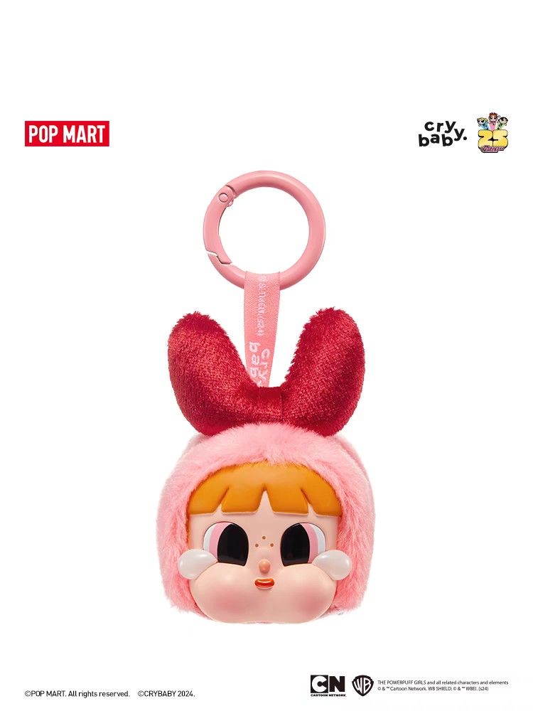 [EXCLUSIVE! POPMART] POPMART CRYBABY X POWERPUFF GIRLS VINYL FACE PLUSH ...