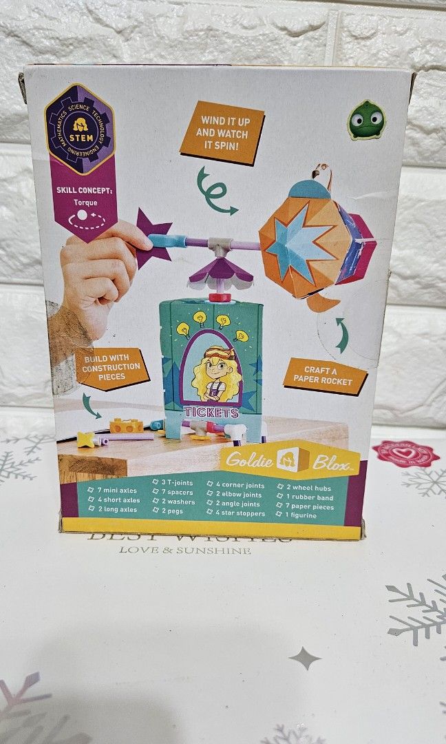 Goldie Blox - build & craft *STEM*, 興趣及遊戲, 玩具 & 遊戲類 - Carousell