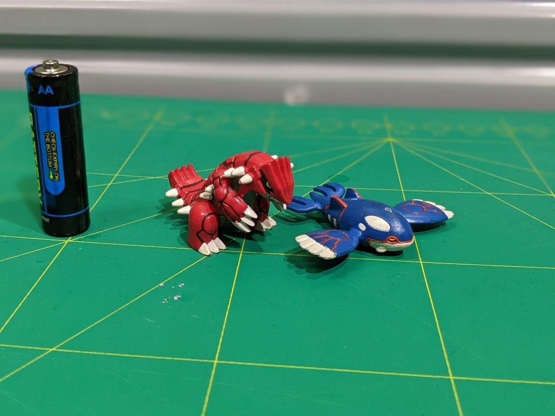 Groudon and Kyogre keychain pokemon legendary, Hobbies & Toys, Toys ...