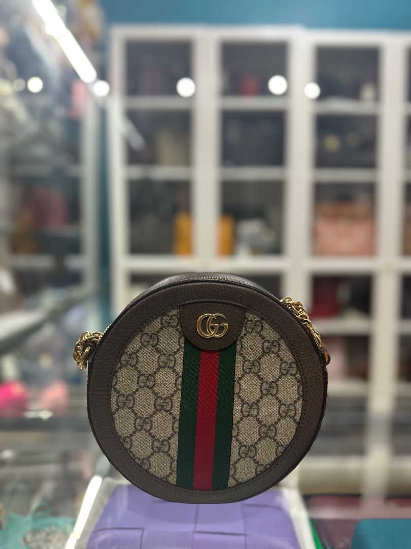 Gucci Ophidia GG Supreme Mini Round BackpacK, Luxury, Bags & Wallets on ...