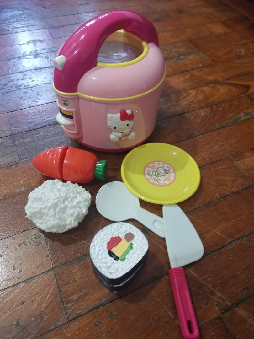 hello kitty rice cooker set, Hobbies & Toys, Toys & Games on Carousell
