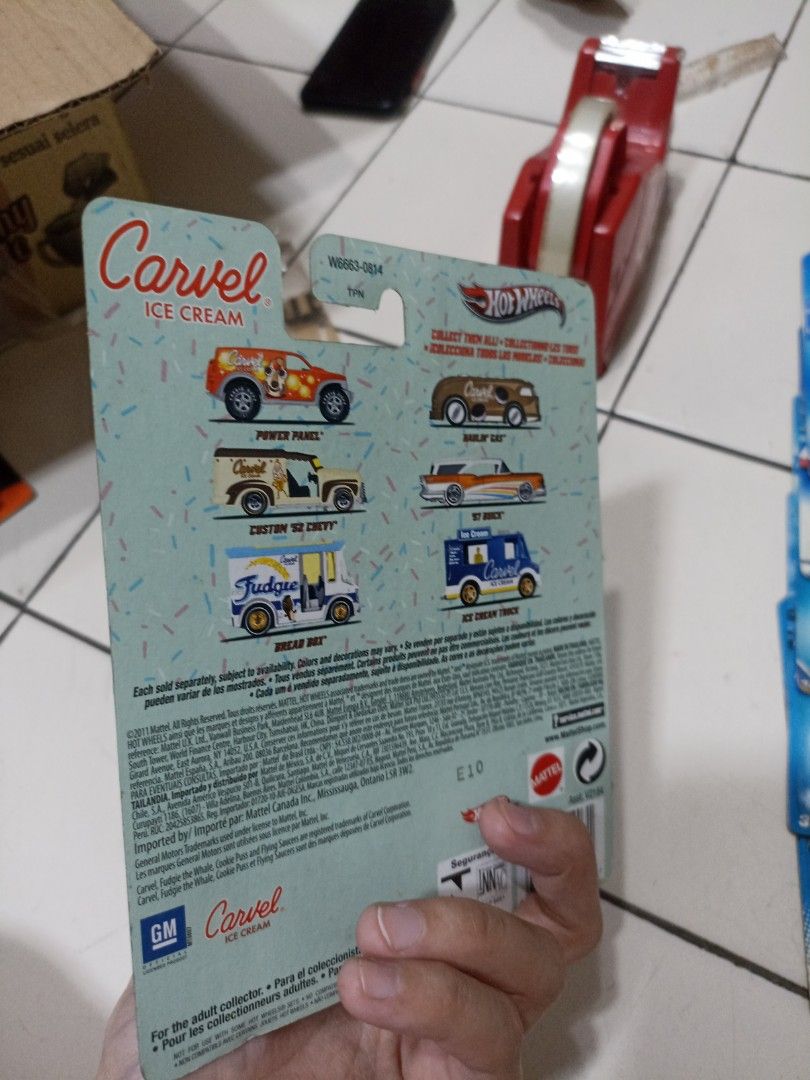 Hot wheels carvel ice cream bread box, Toys & Collectibles, Mainan di ...