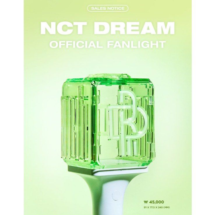 INCOMING NCT DREAM OFFICIAL LIGHTSTICK VERSION 2 | THE DREAM SHOW 3 ...