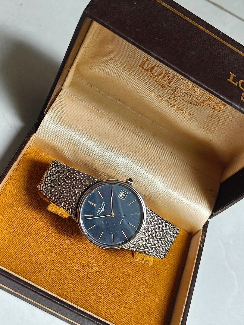 Jam Longines vintage automatic rantai Pasir original bekas pakai Bagus ...