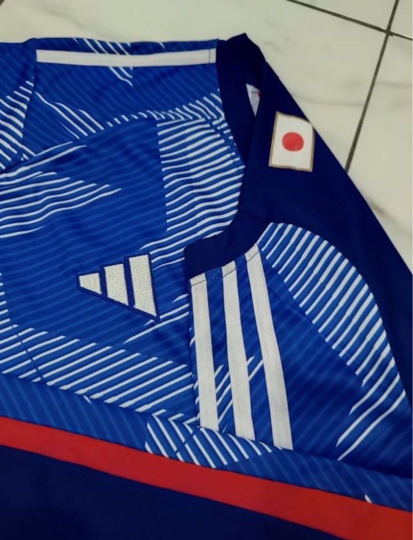 Japan Adidas Jersey JFA, Men's Fashion, Activewear on Carousell