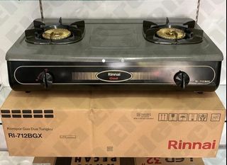 Rinnai RI522A Kompor Gas 2 Tungku RI 522A RI 522 A, Kitchen ...