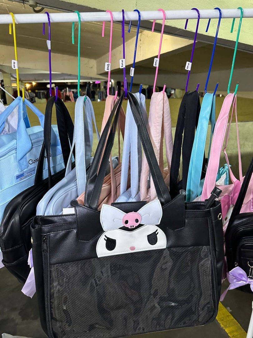 Kuromi Laptop Bag PU Leather Sanrio, Women's Fashion, Bags & Wallets ...