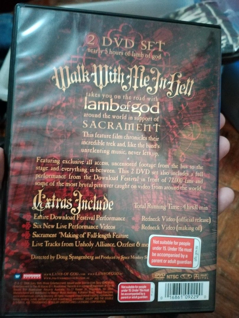 Lamb of god DvD rare 2 disc, Hobbies & Toys, Music & Media, CDs & DVDs on Carousell