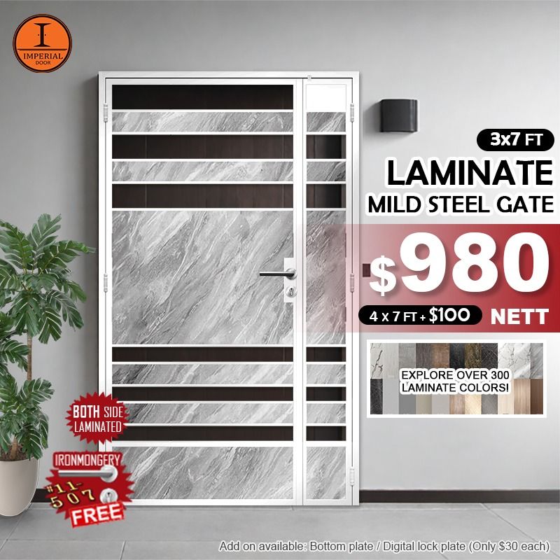 Laminated Gate, HDB Gate, Bto Gate, Gate promotion, Direct Door Factory ...