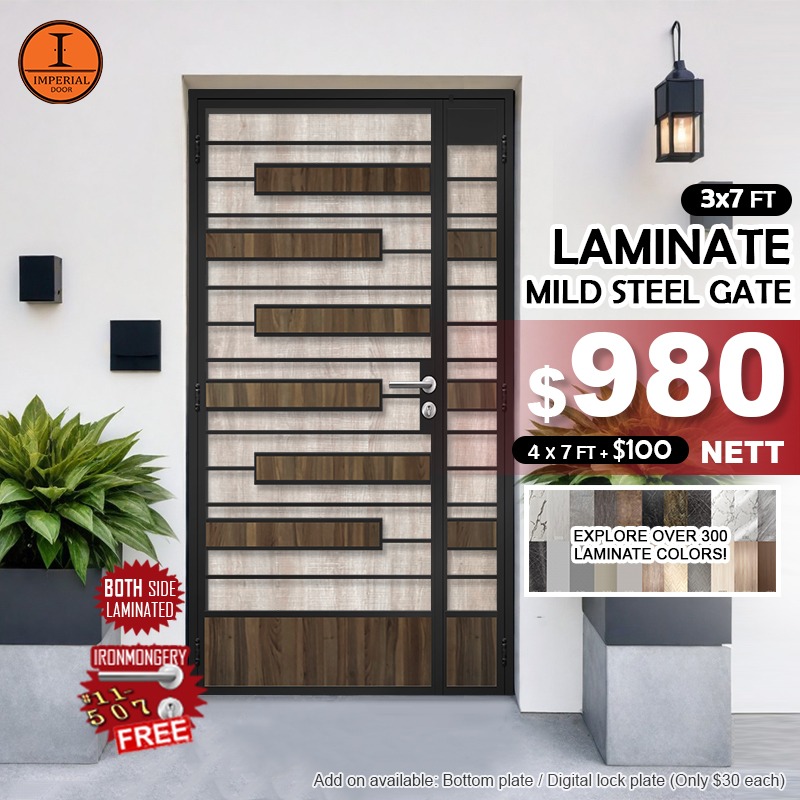 Laminated Gate, HDB Gate, Bto Gate, Gate promotion, Direct Door Factory ...
