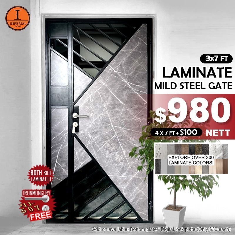 Laminated Gate, HDB Gate, Bto Gate, Gate promotion, Direct Door Factory ...