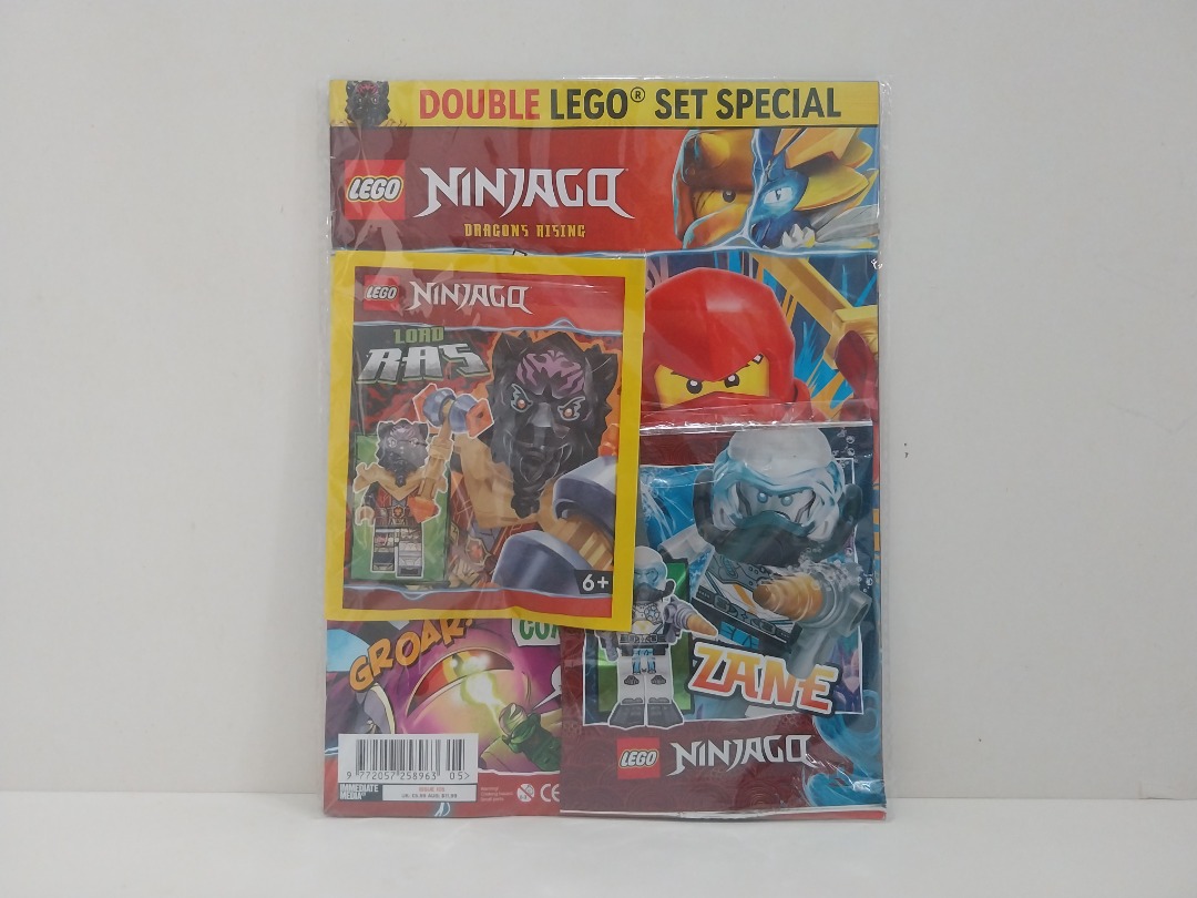 LEGO Ninjago Magazine Issue 105: LEGO njo812 Lord Ras & LEGO njo699 ...