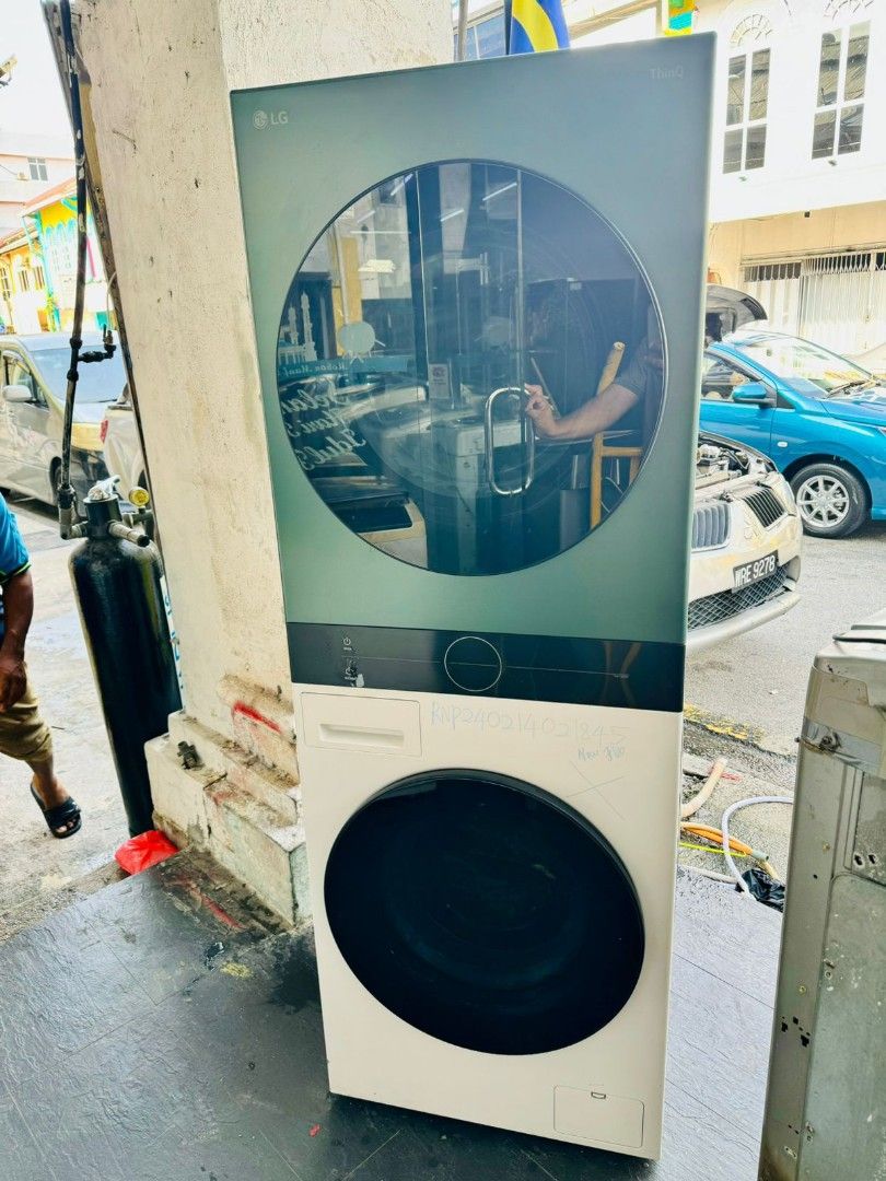 LG Tower washer / dry kilang reject, TV & Home Appliances, Washing ...
