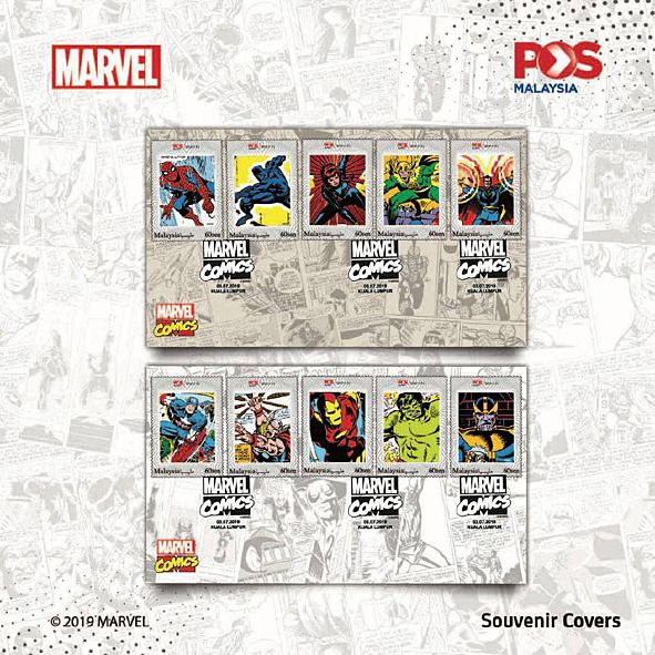 Limited Edition 80 Years Marvel Stamp Folder Set, Hobbies & Toys ...
