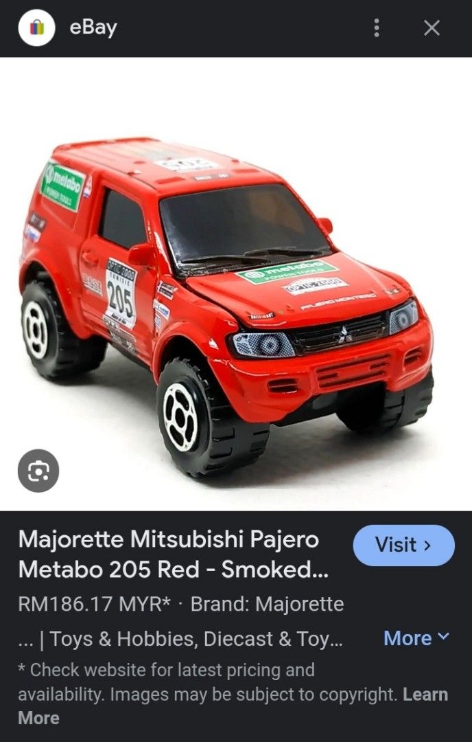 Majorette , Mitsubishi Pajero Diecast Car , Collectible Item ( Rare ...