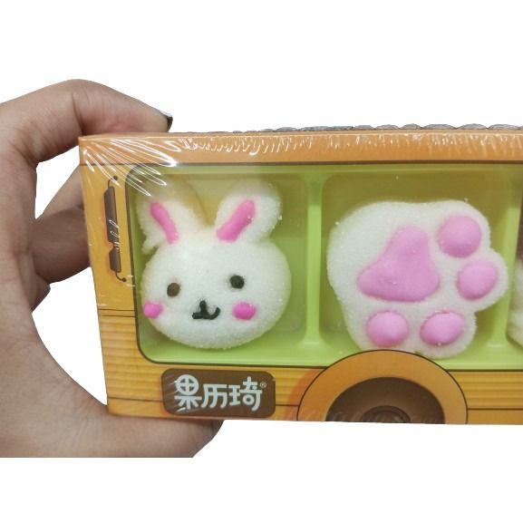 Marsh Mallow 80g paw mallows cute mallows with design sweet perfect ...