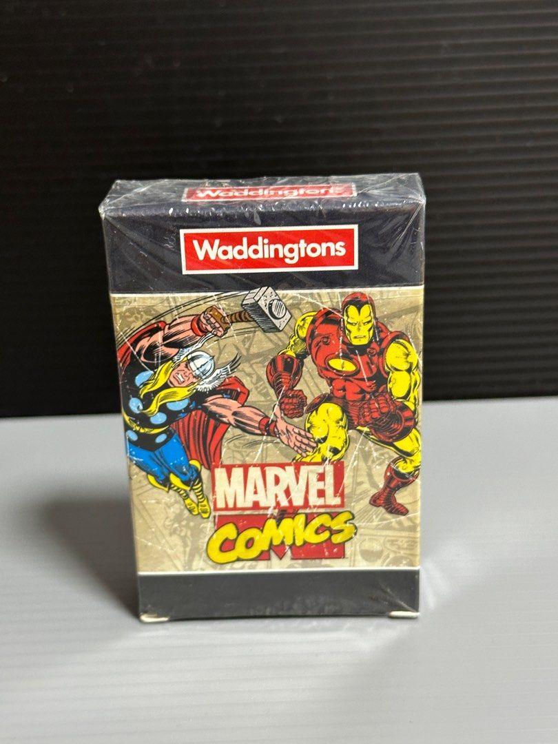 marvel playing cards waddingtons