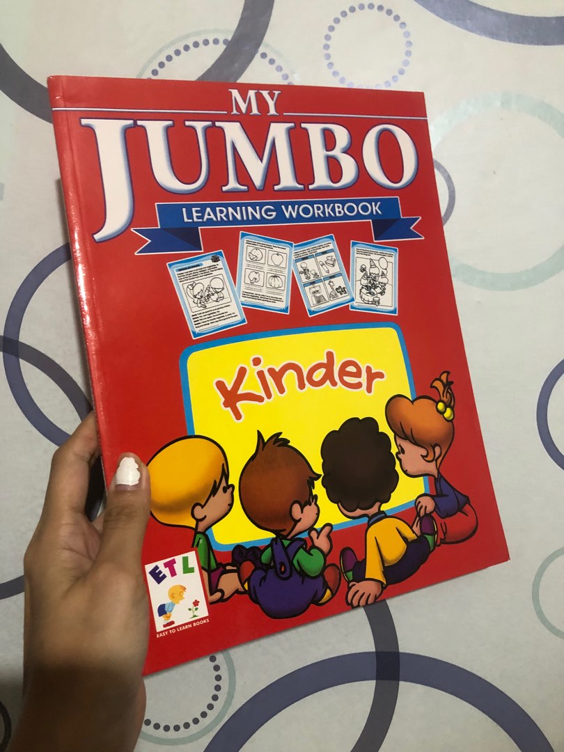 MY JUMBO KINDER ACTIVITY WORKBOOK, Hobbies & Toys, Books & Magazines ...