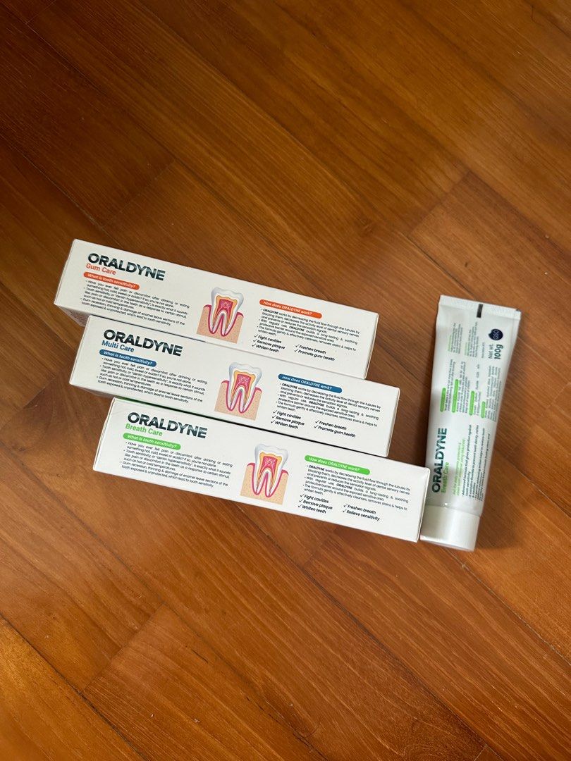 ORALDYNE Sensitivity Cavity Protection Toothpaste(EXP 2025), Beauty ...