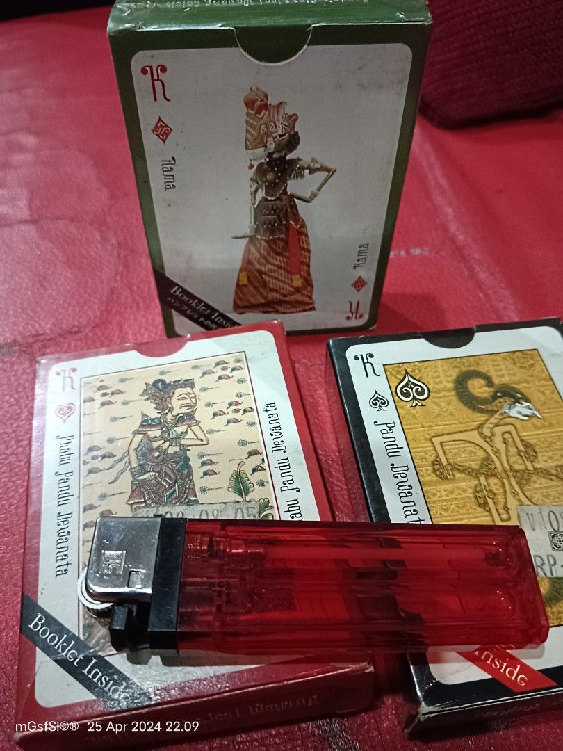 Playing card,Kartu remi, seri wayang ( Set Sunda Edition, Java Edition ...