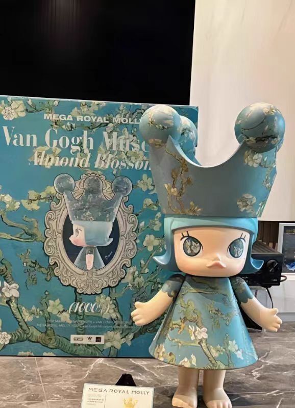 PopMart MEGA ROYAL MOLLY 400% Van Gogh Museum Almond Blossom, Hobbies ...