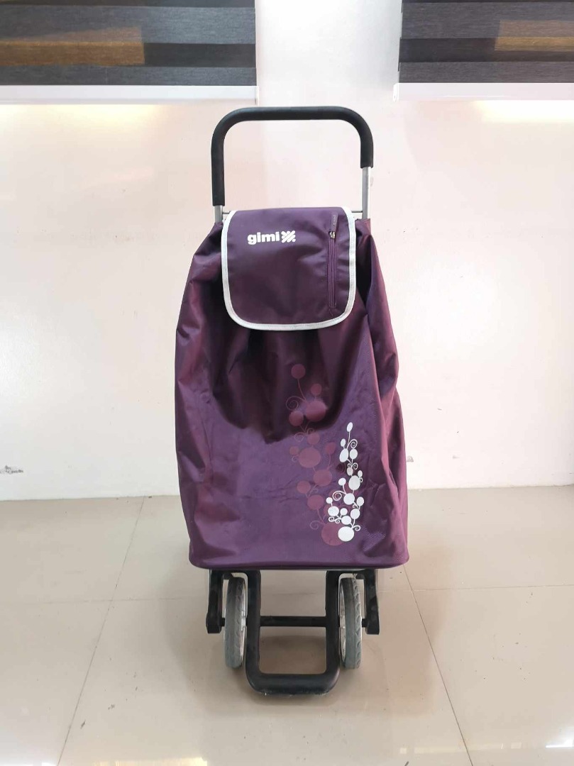 Purple Trolley Shopping Bag, Women's Fashion, Bags & Wallets, Beach ...