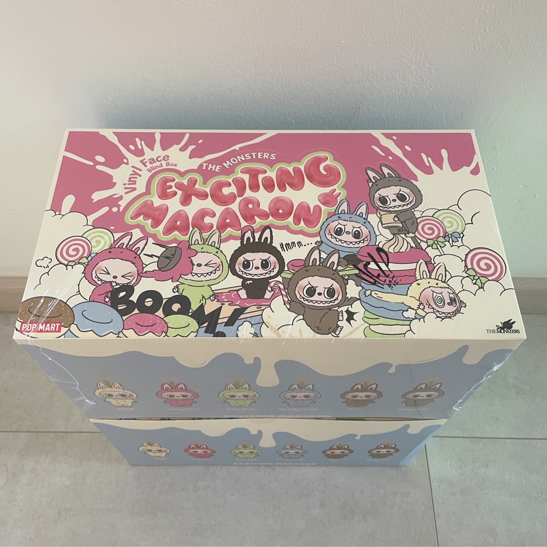 Pop mart The Monsters Labubu Tasty Macarons Series - Vinyl Face Blind ...