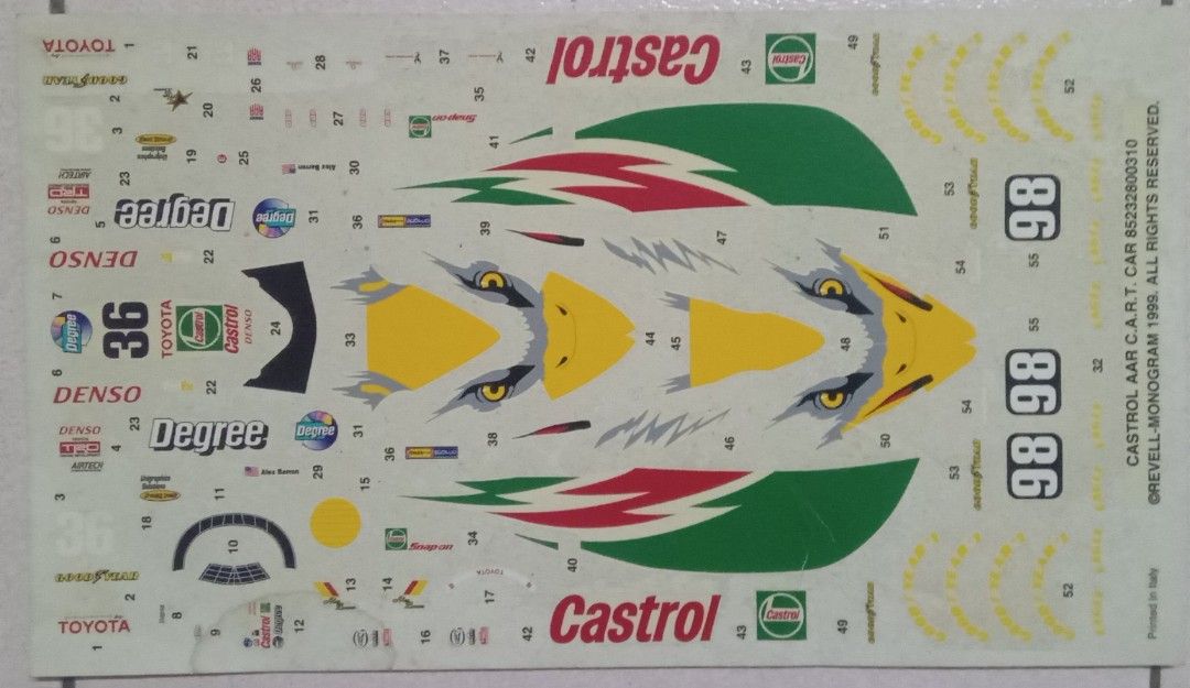 Revell Dan Gurney's Castrol Reynard, Hobbies & Toys, Toys & Games on ...
