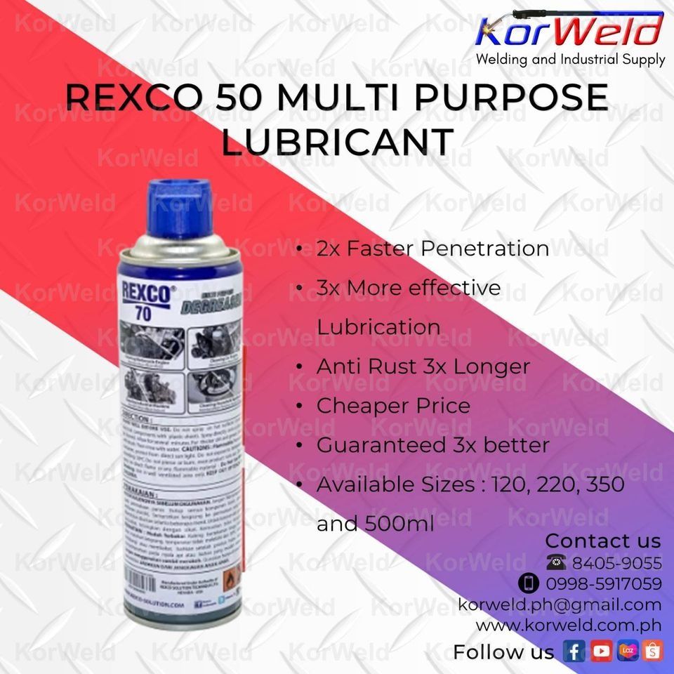 Rexco 50 Multi-Purpose Lubricant, Commercial & Industrial, Construction ...