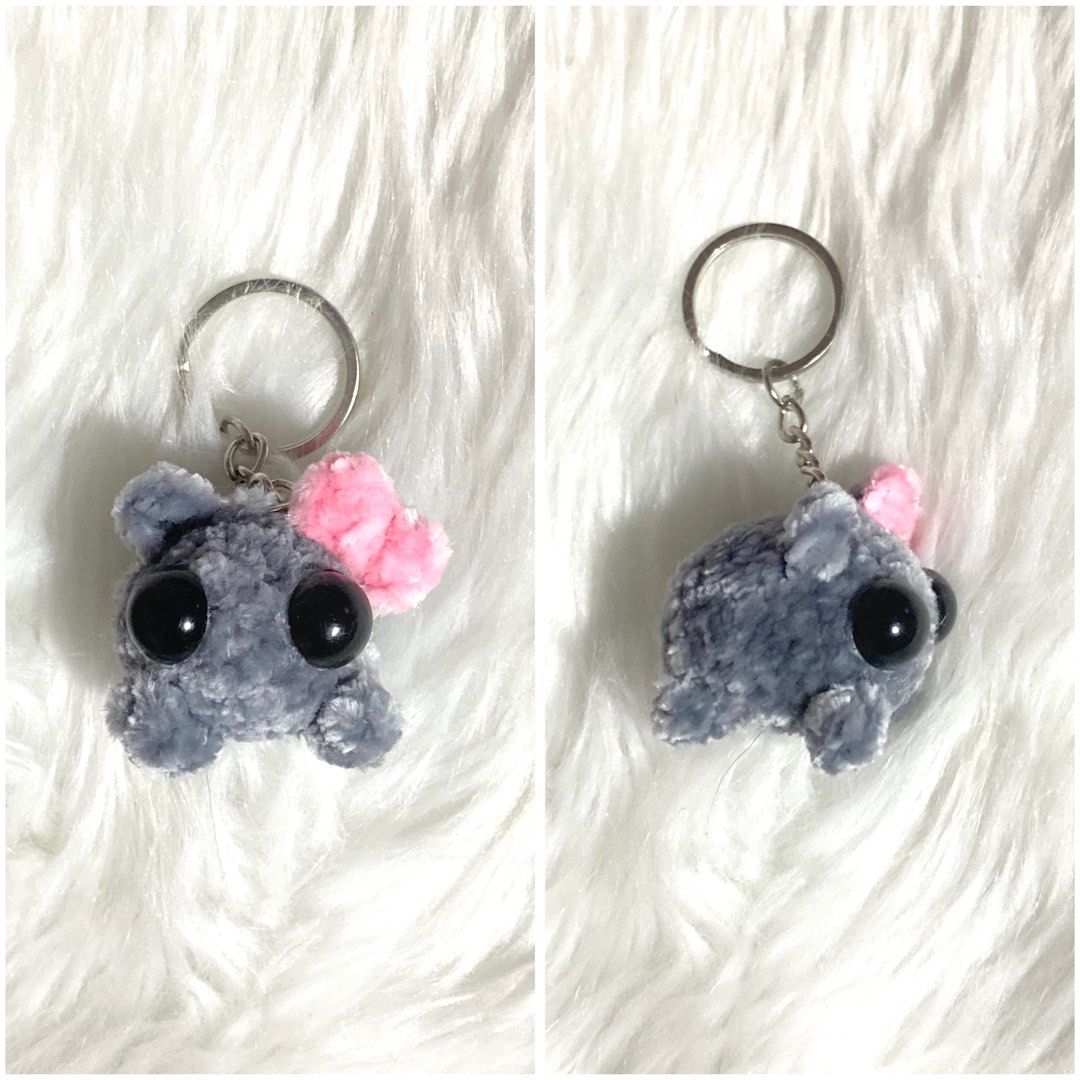 Sad Hamster Crochet Meme Keychain, Hobbies & Toys, Toys & Games on ...