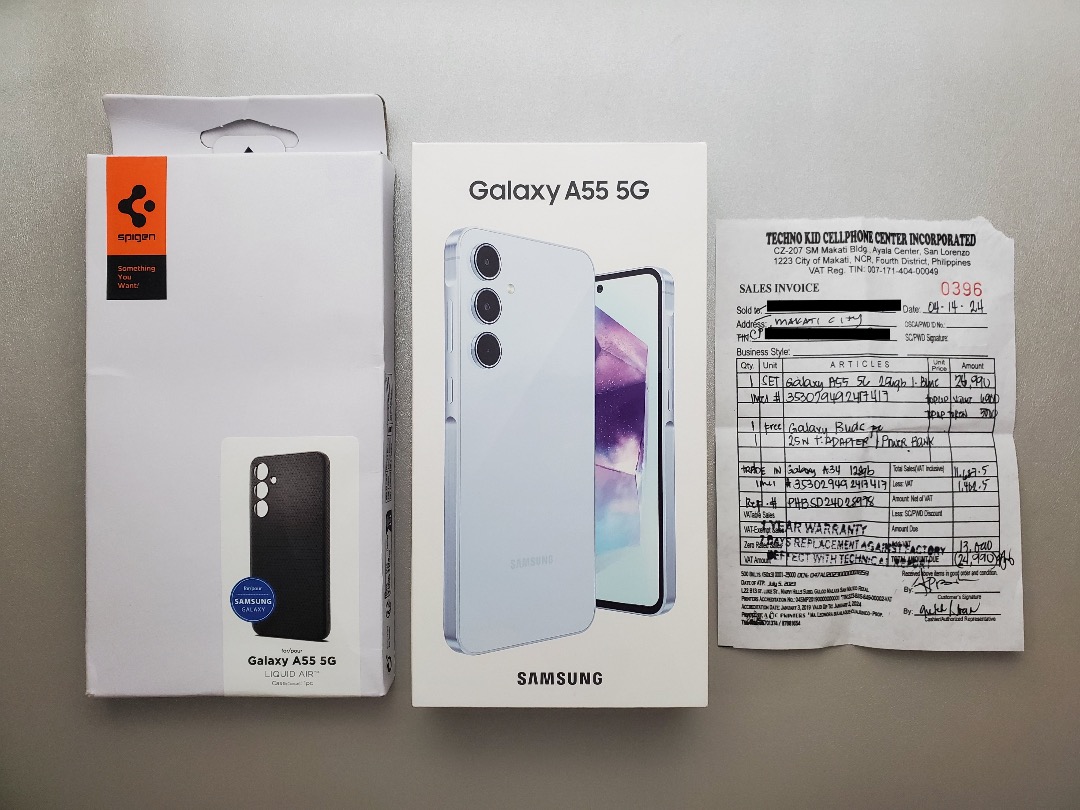 Samsung Galaxy A55 5G 8/256 Blue NTC Approved Brand New with Official ...