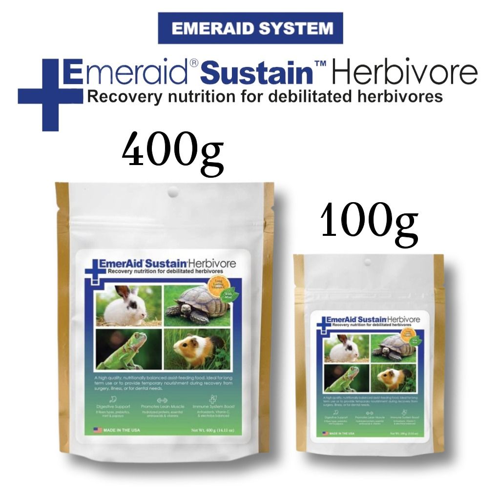 [SG Instock] Emeraid Sustain Herbivore Powder 100/400g Recovery ...