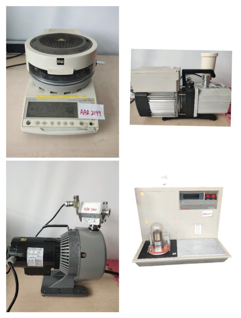 Shimadzu Moisture Balance TA Instrument Modulated DSC Leybold Trivac ...