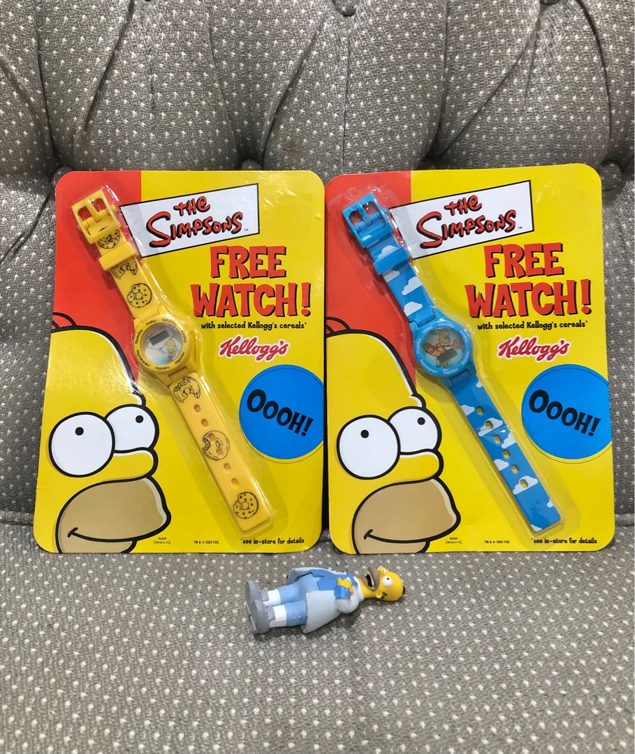 Simpsons Kelloggs Watches, Hobbies & Toys, Collectibles & Memorabilia ...