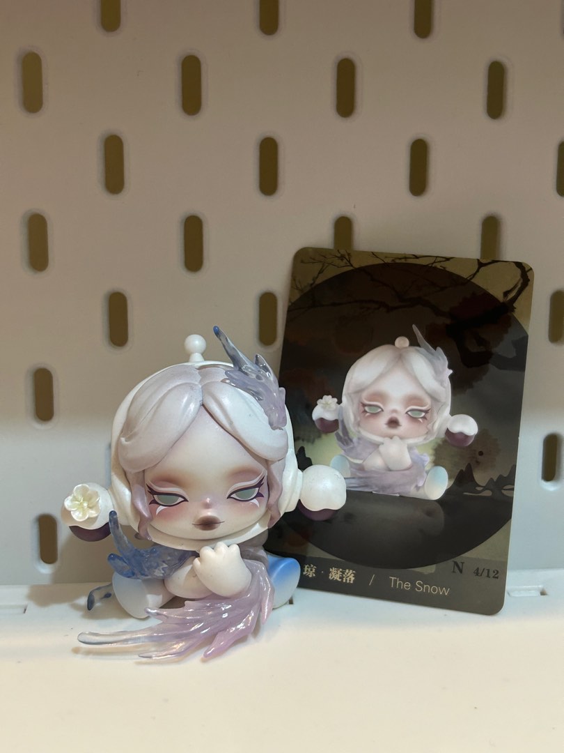 skullpanda the snow the ink plum blossom series popmart, Hobbies & Toys ...