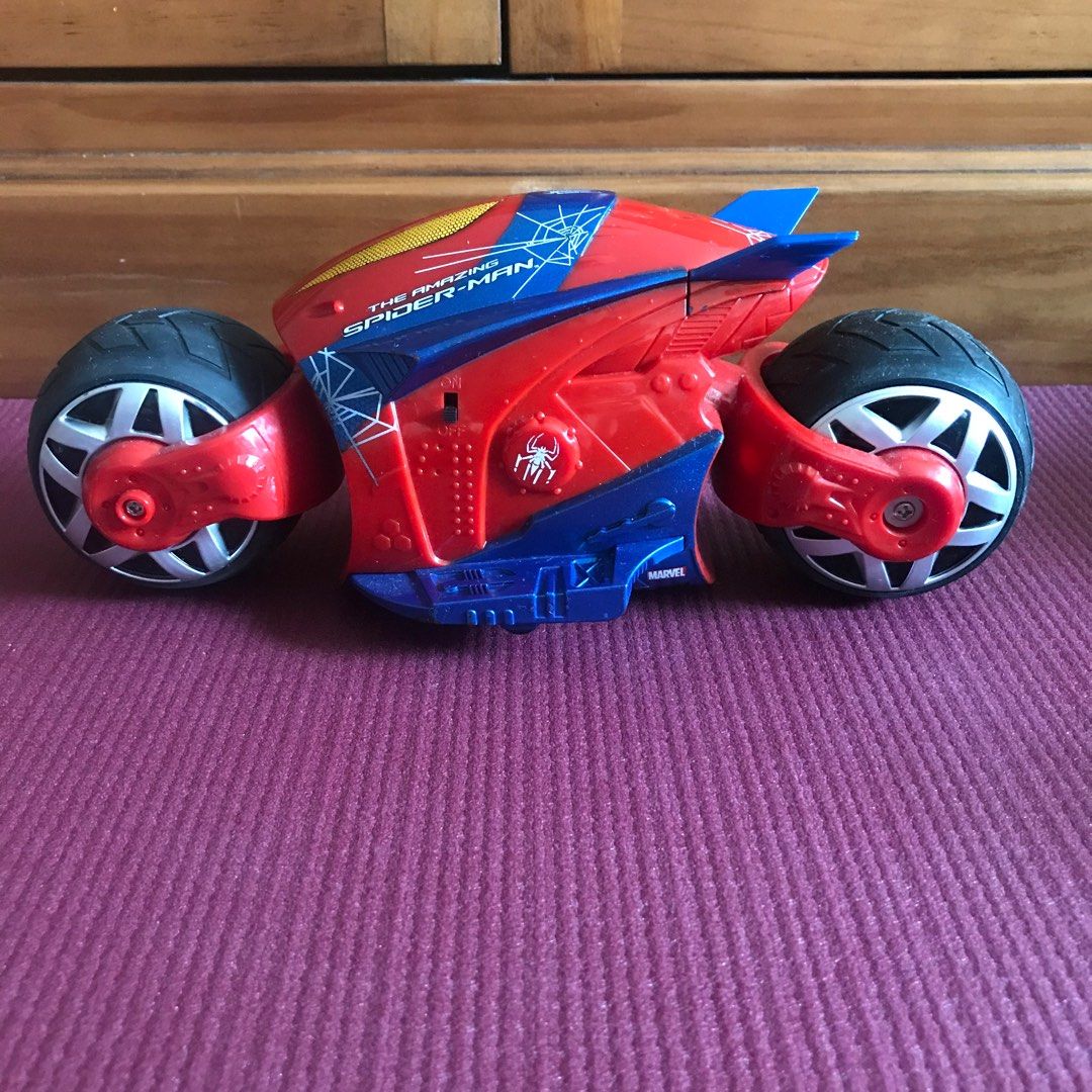 Spider-Man motorcycle/ Remote Control car, Hobbies & Toys, Toys & Games ...