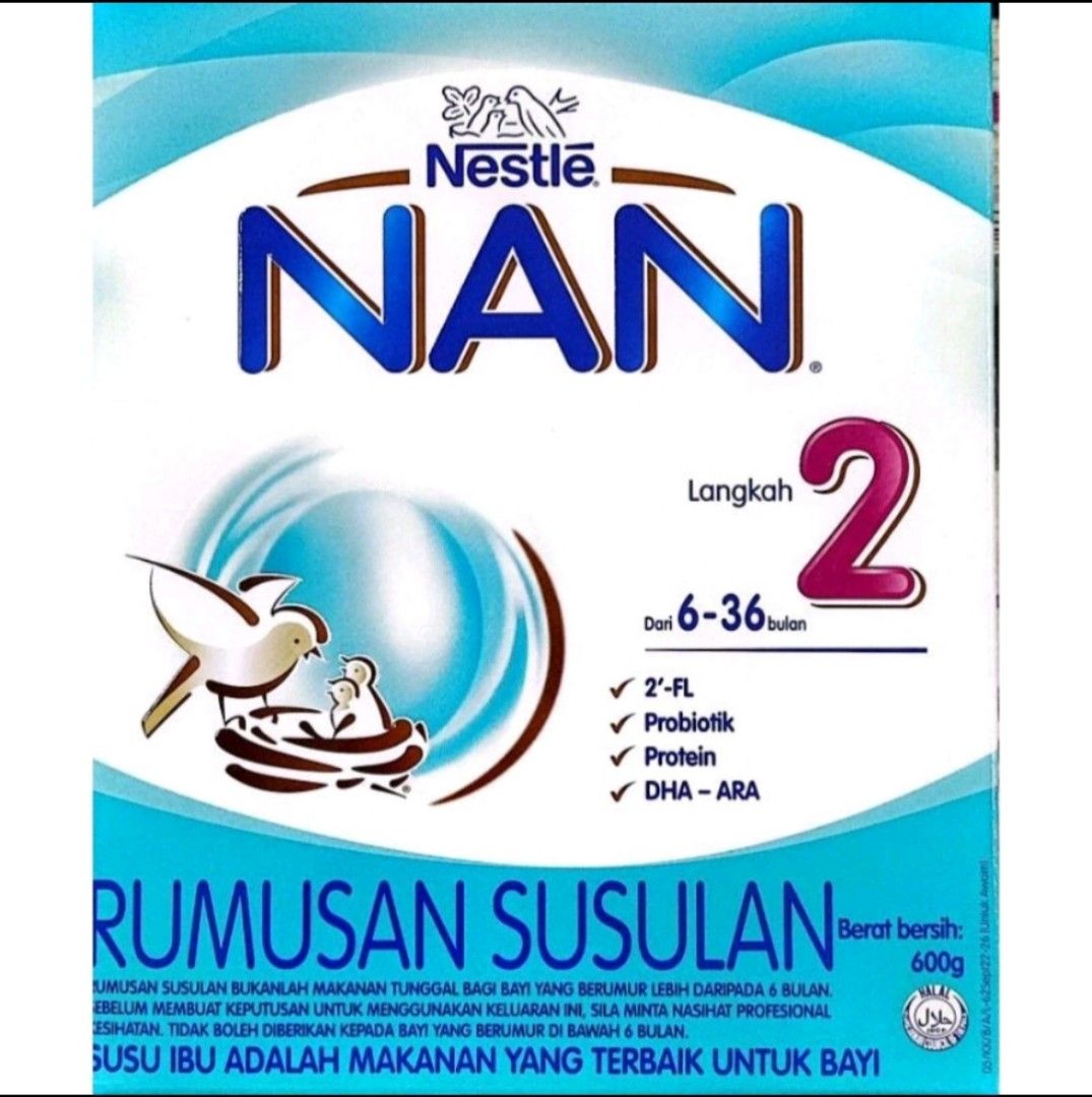 Susu formula NAN PRO langkah 1 &2, Babies & Kids, Nursing & Feeding ...