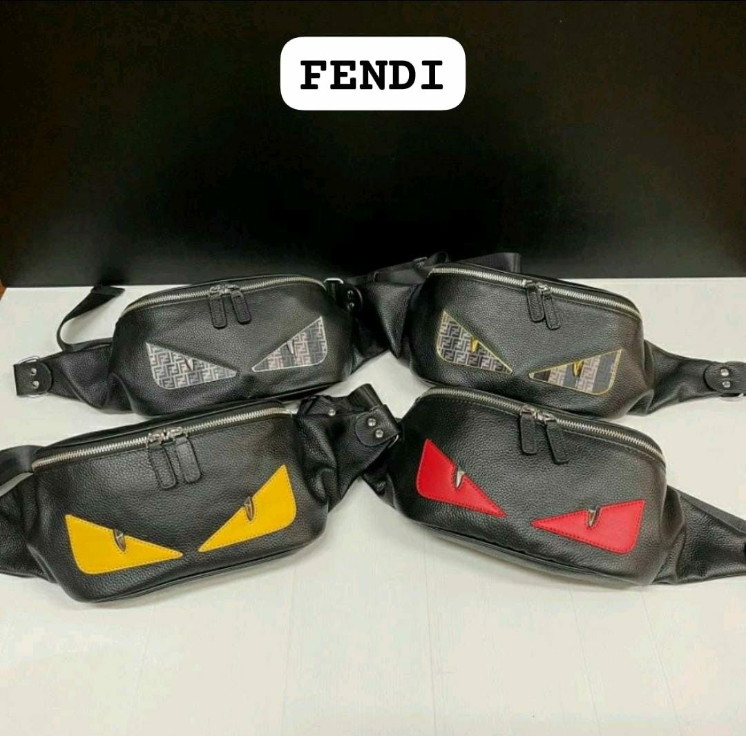 TAS FENDI WAISTBAG FULL ORI LEATHER Model Keren Buat Cowo, Fesyen Pria ...
