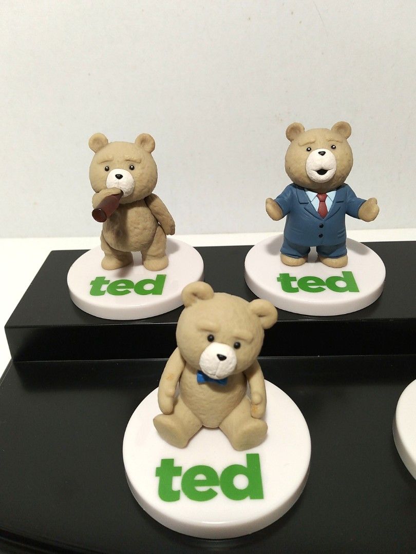 Ted Movie Collectible Figures + Plastic Casing , Pls refer to all ...