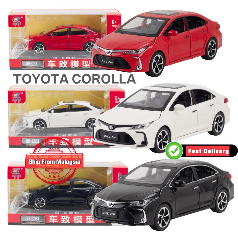 Toyota Corolla 1:32 Diecast Car Metal Alloy Vehicle Car Model with ...