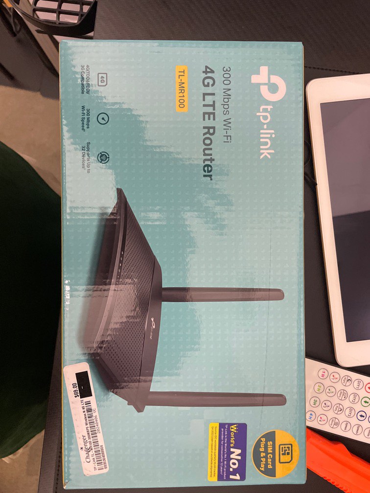 TP-Link TL-MR100 4G LTE router, TV & Home Appliances, Electrical ...