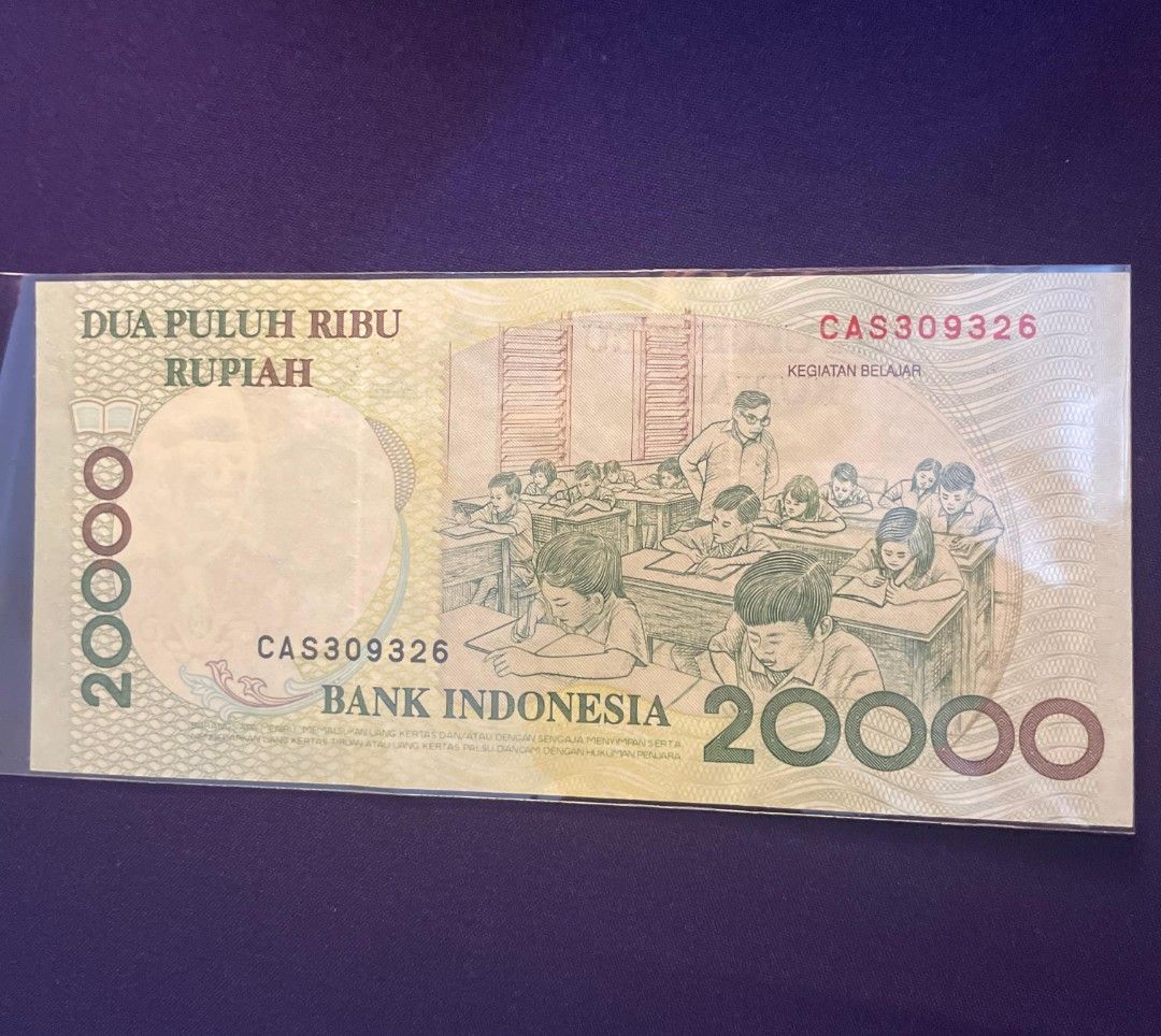 Uang Kertas Lama Rp 20.000 (1998), Antik, Uang Lama di Carousell