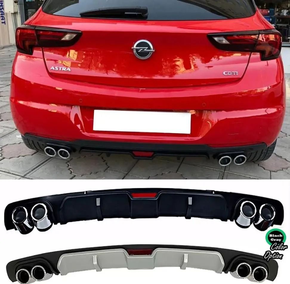 Universal Rear Bumper Diffuser Lip (128cm), Car Accessories ...
