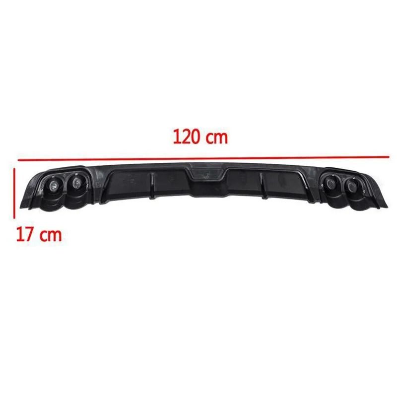 Universal Rear Bumper Diffuser Lip (128cm), Car Accessories ...