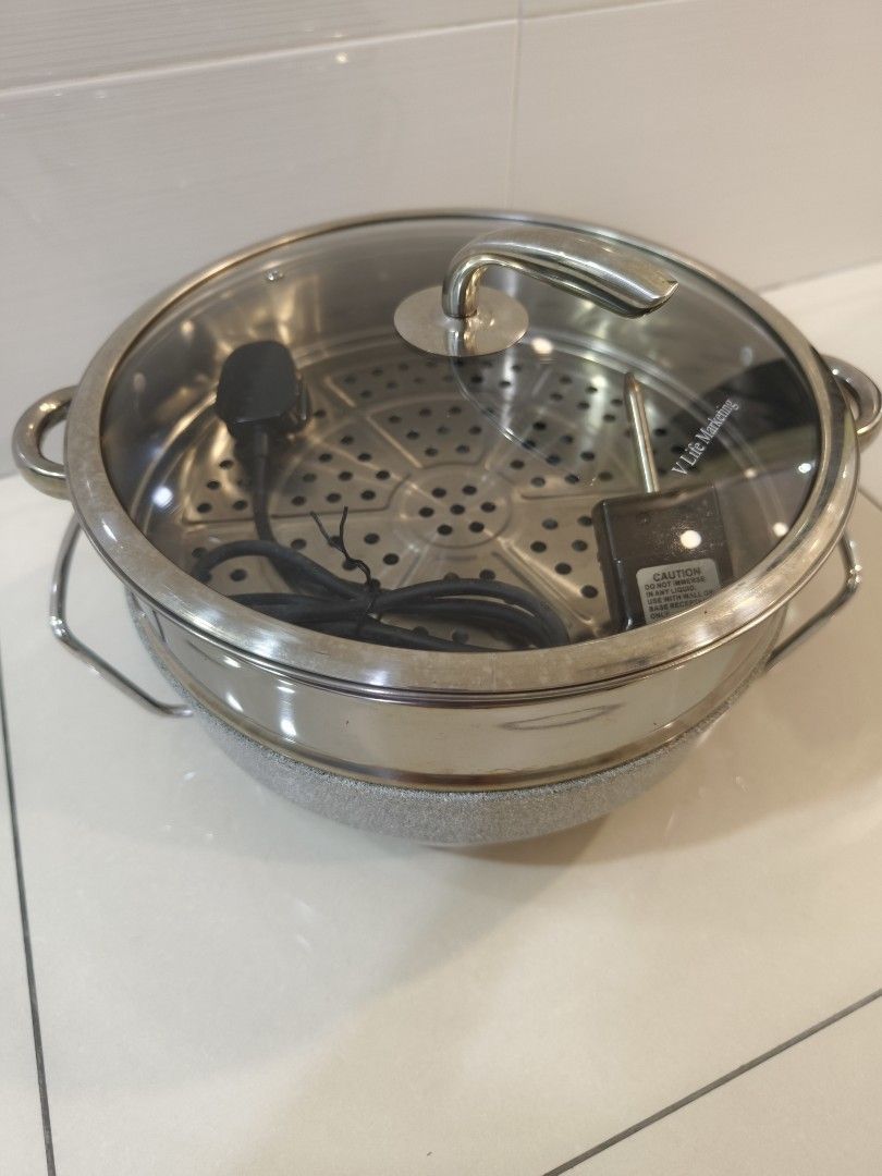 V Life Marketing Wok & Steamer, Furniture & Home Living, Kitchenware ...