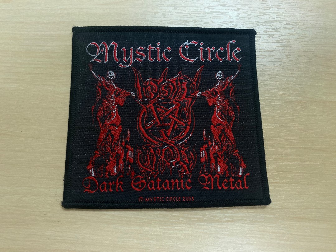 VINTAGE 00s MYSTIC CIRCLE BAND PATCHES, Hobbies & Toys, Music & Media ...